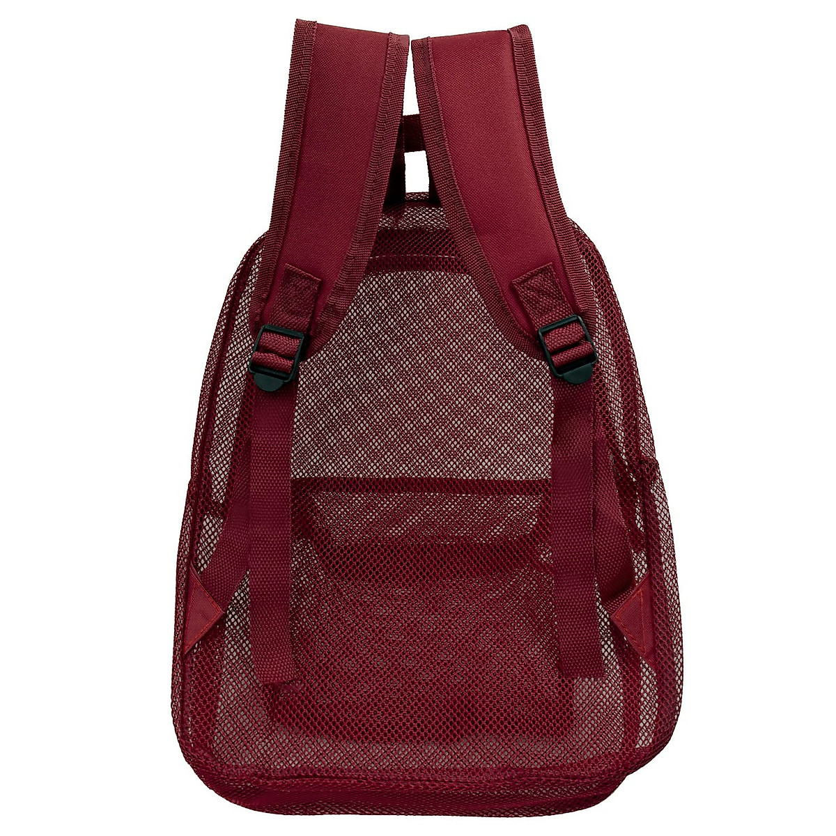 Moda West 17" See Thru Mesh Wholesale Backpack in 5 Asst Colors - Bulk Case of 24 Clear Bookbags