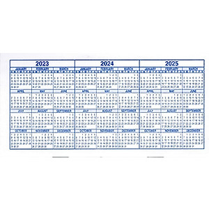 18 Pack Check Registers for Personal Checkbook, 23-24-25 Calendars, Transaction Register and Ledgers