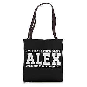 Alex Personal Name Funny Alex Tote Bag