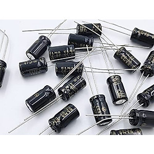 20PCS 47uF 25V Elna RBD BP (Bipolar) Audio Grade, 85 Degree high Temperature Capacitor 6x11 mm for high-end Audio