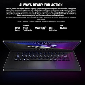 ASUS ROG Zephyrus-G16 Gaming Laptop 2023-16 inch 165Hz Display, CPU i7-13620H (10-core) Processor, NVIDIA GeForce RTX 4060, 48GB RAM, 2TB SSD, Backlit Keyboard, Wi-Fi 6, Windows 11 Home