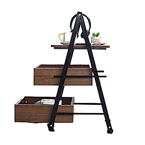 YUZZI Bedroom Table Simple Mobile with Locker Side Corner Table Small Coffee Table Sofa Side Table Lazy Bedside Table