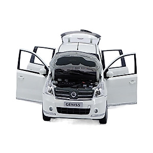 HAYCHE Alloy Resin Car Vehicle Model 1 18 Fit for Nissan Genesis Scale Static Die-cast Alloy Model Car Adult Display Photo Props Decoration Festive Deluxe Gift