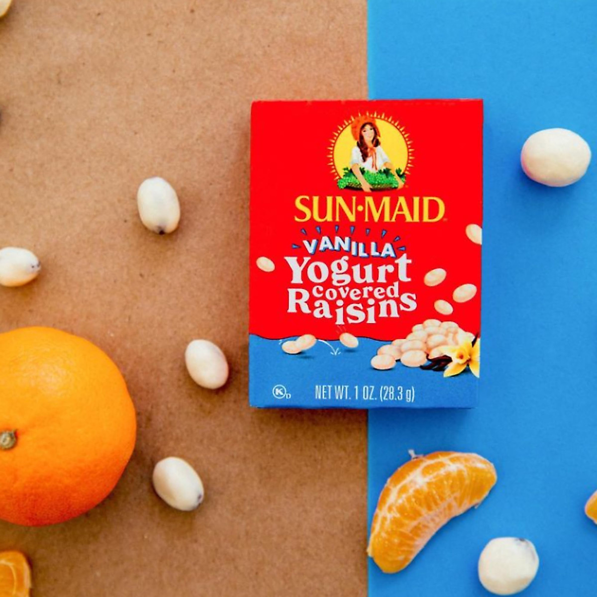 Sun-Maid Vanilla Yogurt Coated Raisins - (6 Pack) 1 oz Snack-Size Box - Yogurt Covered Dried Fruit Snack for Lunches and Snacks