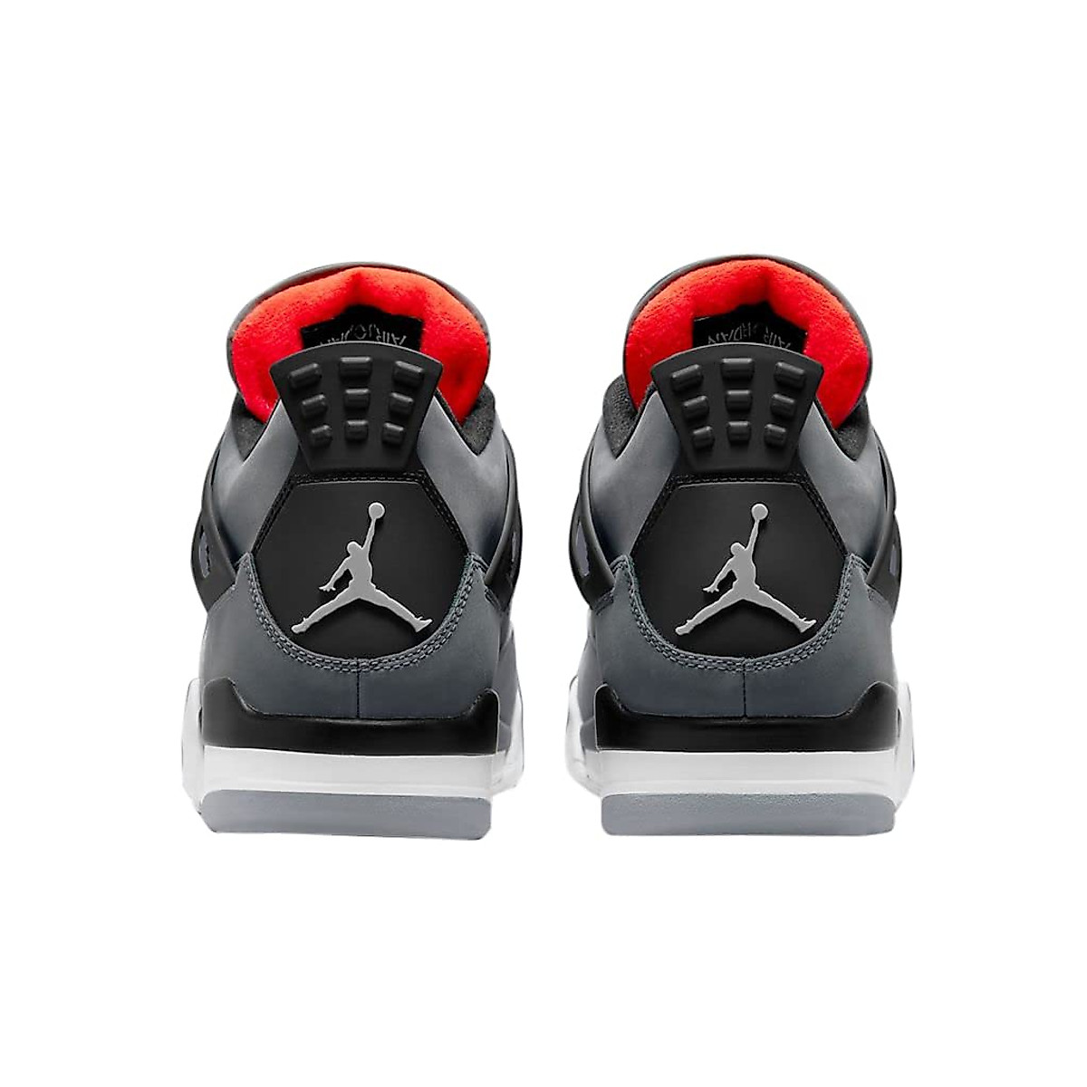 Nike Jordan Mens Air Jordan 4 Retro DH6927 061 Infrared - Size 8.5, Dark Grey/Infrared 23-black-ce
