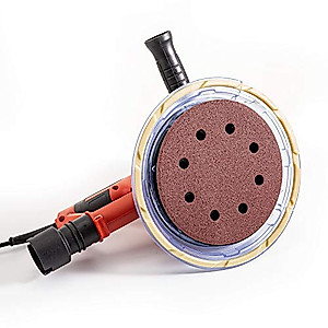 Mophorn Drywall Sander 710W, Electric Drywall Sander with Automatic Vacuum System and LED Light,Variable Speed 1200-2500RPM,Handheld Drywall Sander with a Carry Vacuum Bag and 6 pcs Sanding Discs