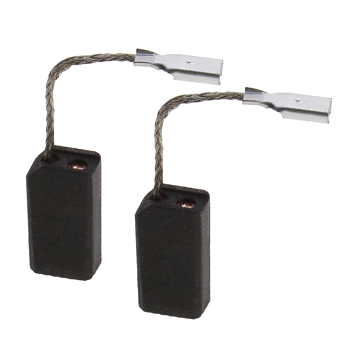 Micro Traders Pair of E64 Motor Carbon Brushes 15x8x5mm Compatible with Bosch GWS 750 Series Angle Grinder Replacement Accessories