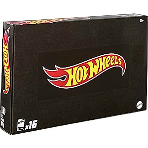 Hot Wheels Black Box 16 Die-Cast Toy Cars or Trucks in 1:64 Scale, Mix G, Chance for Treasure Hunt or Super Treasure Hunt Car (Styles May Vary)