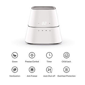 AquaPad CozyFlow Water Heated Mattress Pad, No Electric Wire, All Digital, 5 YR AquaCare, AirQuiet and Dual-Tank Technology, ETL Listed, Smart, Smooth, Hydro Heat Onsu Mat Topper Bed Warmer, Queen