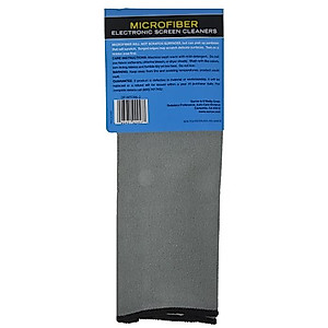 Eurow Microfiber Screen Cleaning Cloths for Electronics and Glasses, Gray, 2 Pack