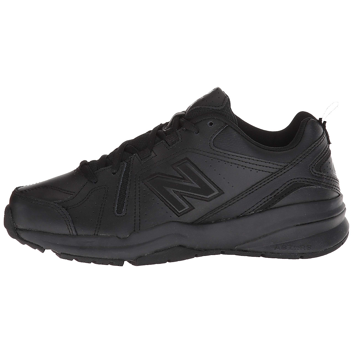 New Balance Women's 608 V5 Casual Comfort Cross Trainer, Black/Black, 8.5 Wide
