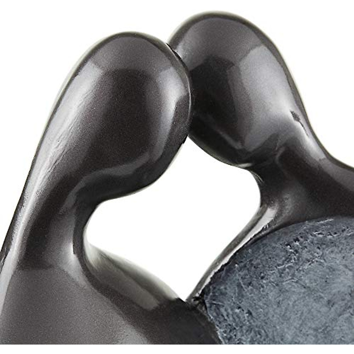 Modern Couple Outdoor Floor Tiered Water Fountain 47" High with LED Light Decor for Garden Patio Yard Deck Home Lawn Porch Office Bedroom House Living Room Exterior Balcony - John Timberland