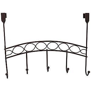 Inspired Living by Mesa utility-hooks, 5 Elegant, BRONZE
