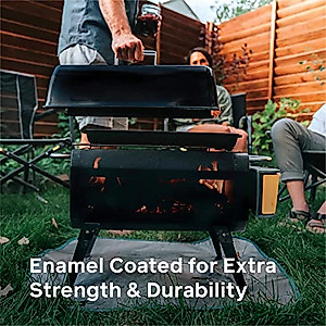 BioLite, Enamel Coated Grill Cover Lid for FirePit, Works with Charcoal and Firewood Cooking