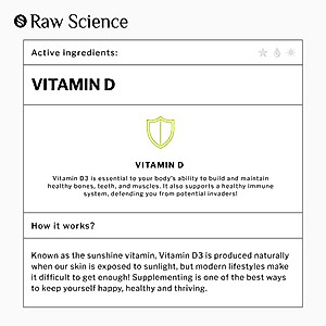 Vitamin D3 Supplement 10000 iu | Vitamin D Liquid Drops for Faster Absorption | Helps Support Strong Bones and Healthy Heart | Mood & Immune Symptom Function | Emulsified High Dose Vitamin D3