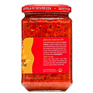 Pate Crushed Calabrian Chili Pepper Pate', Smoother textured version of our Crushed Pepper Paste, 10 oz, TuttoCalabria