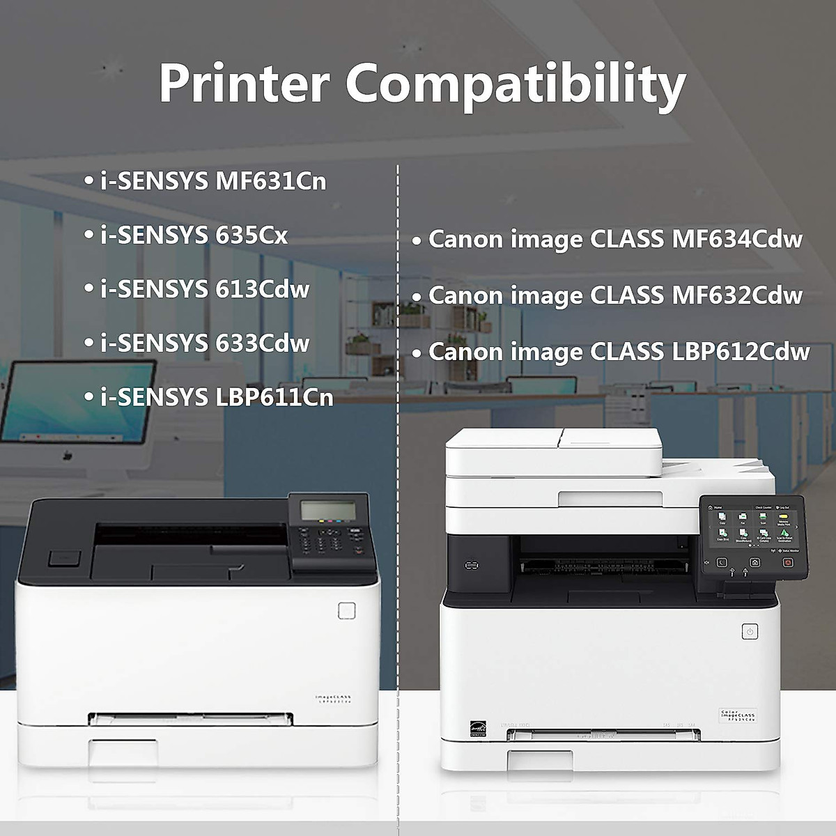 1 Pack Cartridge 045H Black Toner Cartridge Replacement for Canon Color Image Class MF634Cdw LBP612Cdw MF632Cdw i-SENSYS MF631Cn 633Cdw 635Cx LBP611Cn 613Cdw Printer,Sold by TopInk