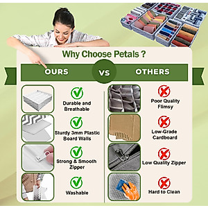 Drawer Organizer (Gray and white)