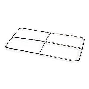 HPC Fire Rectangle Stainless Steel Fire Pit Burner (FRSR-18X9-LP), 18x9-Inch, Propane Gas