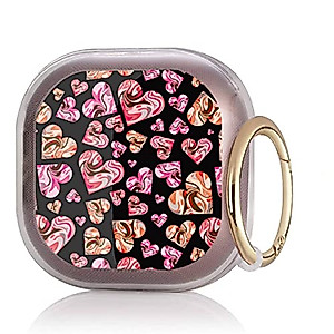 Notherss Soft TPU Shockproof Protective Case Compatible with Galaxy Buds 2 / Galaxy Buds Pro/Galaxy Buds Live - Pattern with Marble Pink, r ZIXIN-F-BUDSL-3225 0