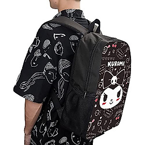 Kawaii Backpack For Girls Women Cute Cartoon Casual Bag 17 Inch Lightweight Multipurpose Travel Laptop Backpack