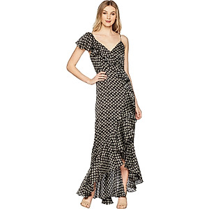 Jill Jill Stuart Women's Asymmetrical Ruffle Dress, Kiera Print, 2