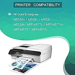 GREENBOX Compatible 508X Magenta High-Yield Toner Cartridge Replacement for HP 508X 508A CF363X Toner for M553dn M553x M553n M552dn M553 M577 M577Z M577dn M577f M577c Printer (9,500 Pages, 1 Magenta)