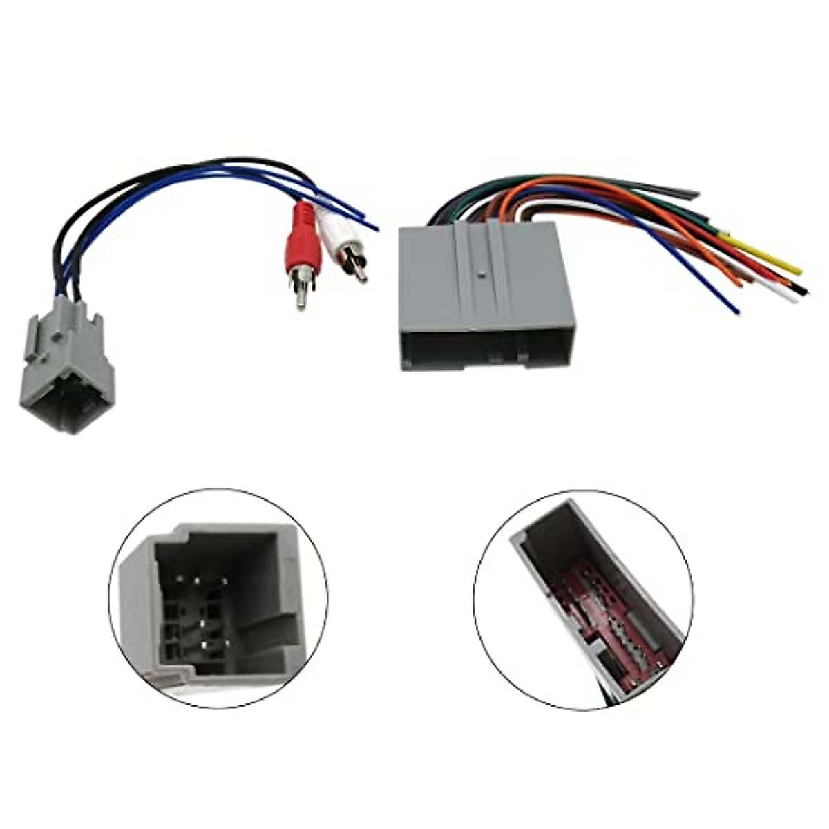 Car Stereo Radio Wiring Harness Adapter Plug for Ford 2005-2007 Freestyle
