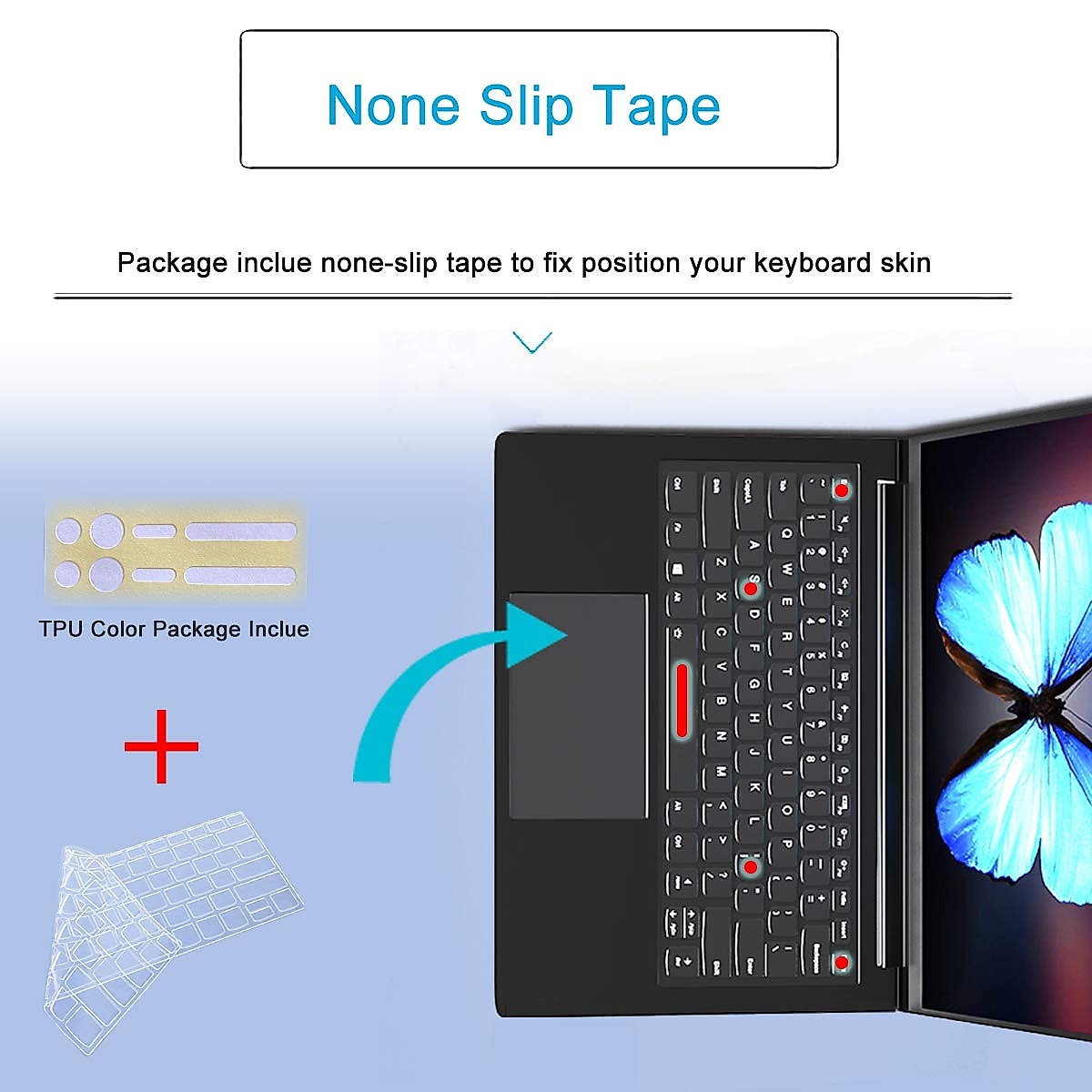 Keyboard Cover for Dell Alienware m15 R2 R3 R4 15.6 Gaming Laptop, Dell G7 17-7700 Gaming Laptop Accessories Keyboard Cover (Not Fit m15 R5 R6)- TPU