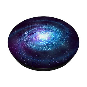 Outer Space Spinning Galaxy Nebula Blue and Purple PopSockets Swappable PopGrip
