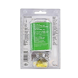 Lutron DVCL-153PH-WH Diva CFL/LED Clam Cad White