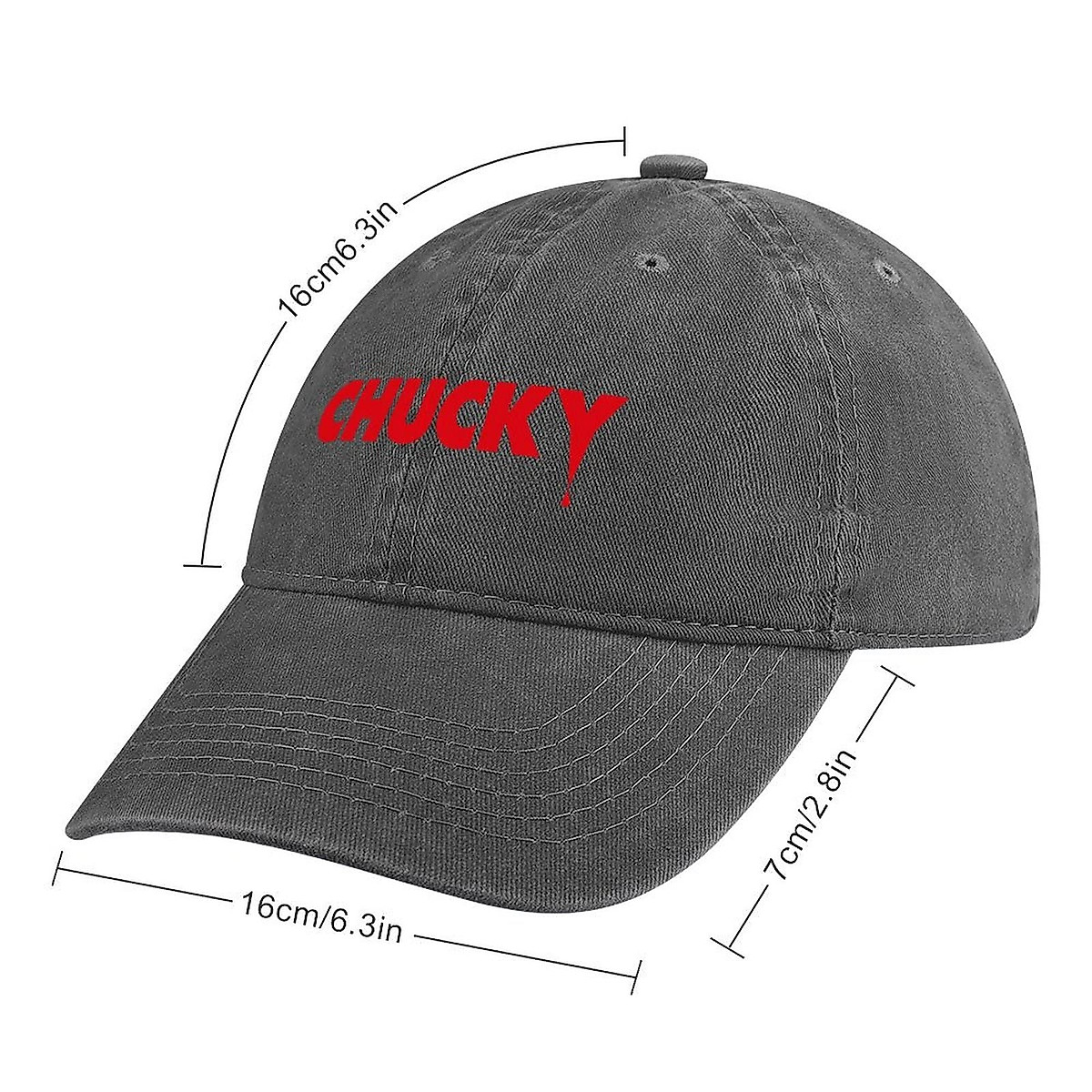 ZHANGXM Baseball Hat Chucky Mens and Womens Hat Adjustable Spring Summer Hat Outdoor Shade Travel Sports Baseball Cap