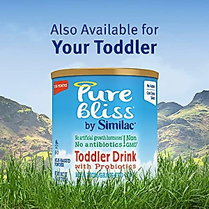 Pure Bliss by Similac Infant Formula, Gentle, Easy to Digest, Non-GMO, Powder, 24.7-oz Can