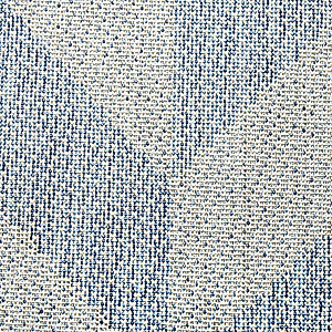 Nicole Miller New York Patio Country Calla Contemporary Herringbone Indoor/Outdoor Area Rug, Blue/Grey, 6'6"x9'2"