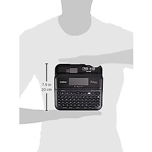 Brother P-Touch PT- D610BT Business Professional Connected Label Maker | Connect and Create via Bluetooth® on TZe Label Tapes up to ~1 inch