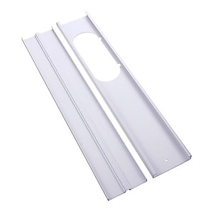 NC KDAFA Screws,2pcs 55-110cm Adjustable Window Slide Kit Plate Air Conditioner Wind Shield for Portable Air Conditioner