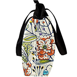 Tote Bag Women Satchel Bag Handbag Stylish Tote Handbag for Women Hobo Bag Fashion Crossbody Bag, Artistic Pastorable Spring Wildflower