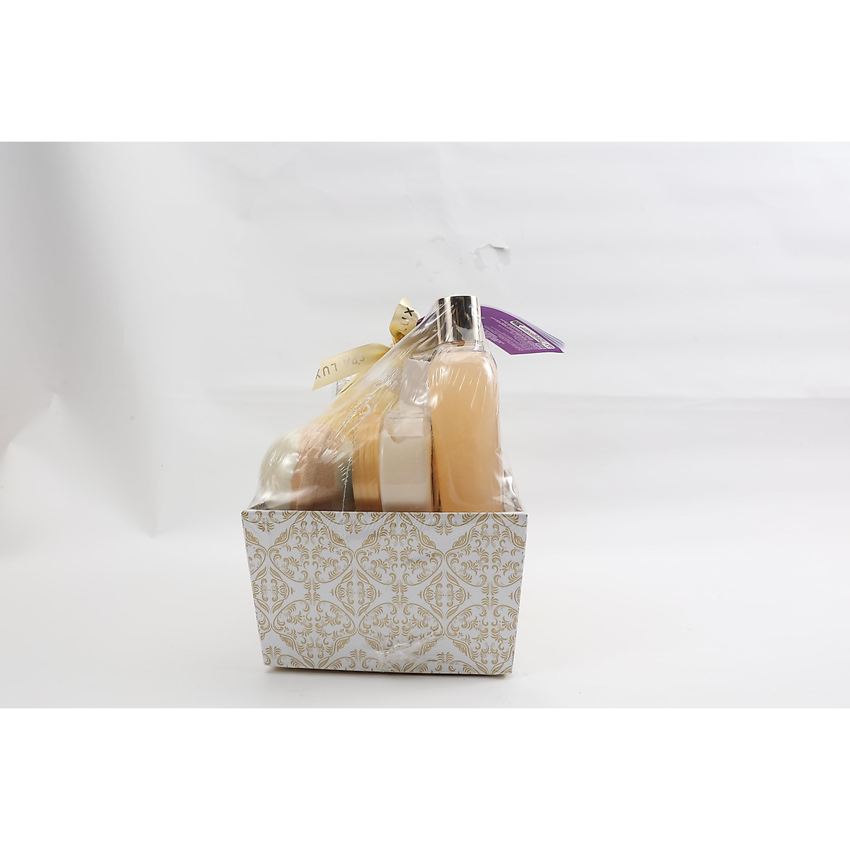 Spa Gift Basket for Women, Spa Luxetique Spa Gift Set for Women - Vanilla Scented Bath Set, 12 Pcs Relaxing Home Spa Kit with Essential Oil, Bath Salts, Body Scrub, Spa Kits for Women