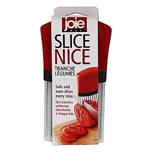 Joie Slice Nice, Onion and Tomato Slicer, Stainless Steel Blades, Colors May Vary, 1 Count