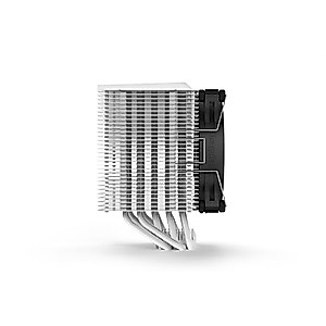 be quiet! Shadow Rock 3 White 190W TDP CPU Cooler | Intel-1700 1200 2066 1150 1151 1155 2011-3 Square ILM | AMD AM4 | Black | BK005
