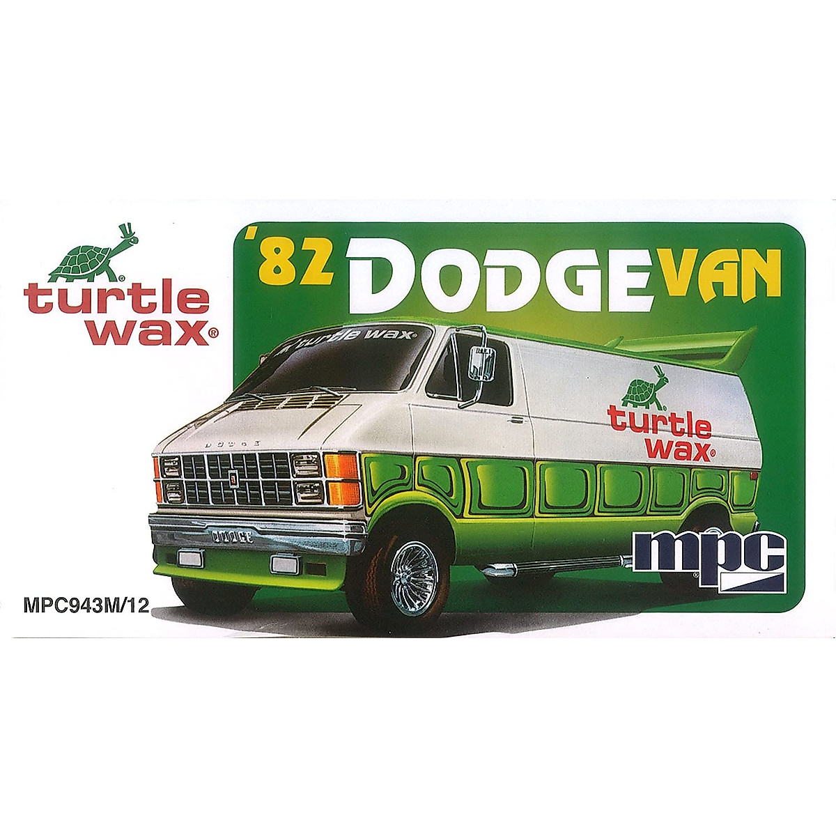 Round 2 1982 Dodge Van Custom (Turtle Wax) (MPC943M)