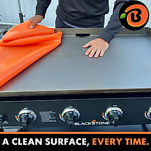 bigstone 36" Griddle Mat Silicone for Blackstone, Heavy Duty Food Grade Silicone Grill Cover for Blackstone, Resizable and Customizable, Compatible with Blackstone 36", 28",22" Models
