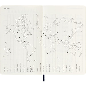 Moleskine Classic 18 Month 2022-2023 Weekly Planner, Soft Cover, Large (5" x 8.25"), Sapphire Blue