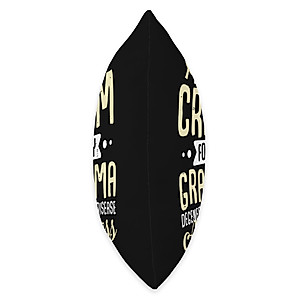 DDD Fighter Survivor Cream Ribbon Degenerative Disc Disease Ninja I Wear Cream for My Grandma Throw Pillow, 16x16, Multicolor