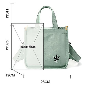 Small Tote Bags for Women Canvas Crossbody Bag Purses Shoulder Bags Handbag Hobo Bags Small Canvas Totes for Travel Shopping