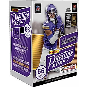 2024 Prestige Football Trading Cards Blaster Box (6 Packs)