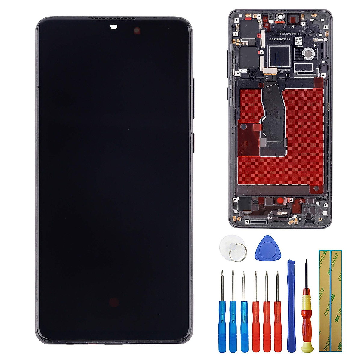 LCD Screen Compatible with Huawei P30 ELE-L29 ELE-L09 ELE-AL00 ELE-L04 6.1" inch LCD Touch Screen Display Assembly with Tools