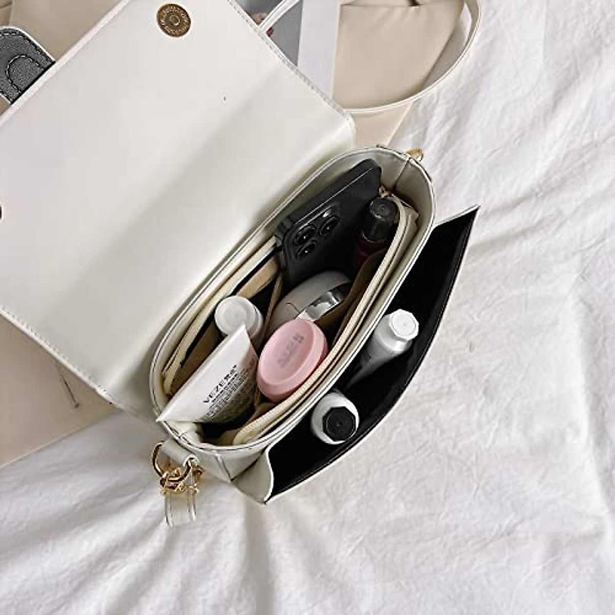 OWGSEE Straw Crossbody Bags for Women, Summer Straw Purses and Handbags Shoulder Clutch Bag for Vacation (Beige)