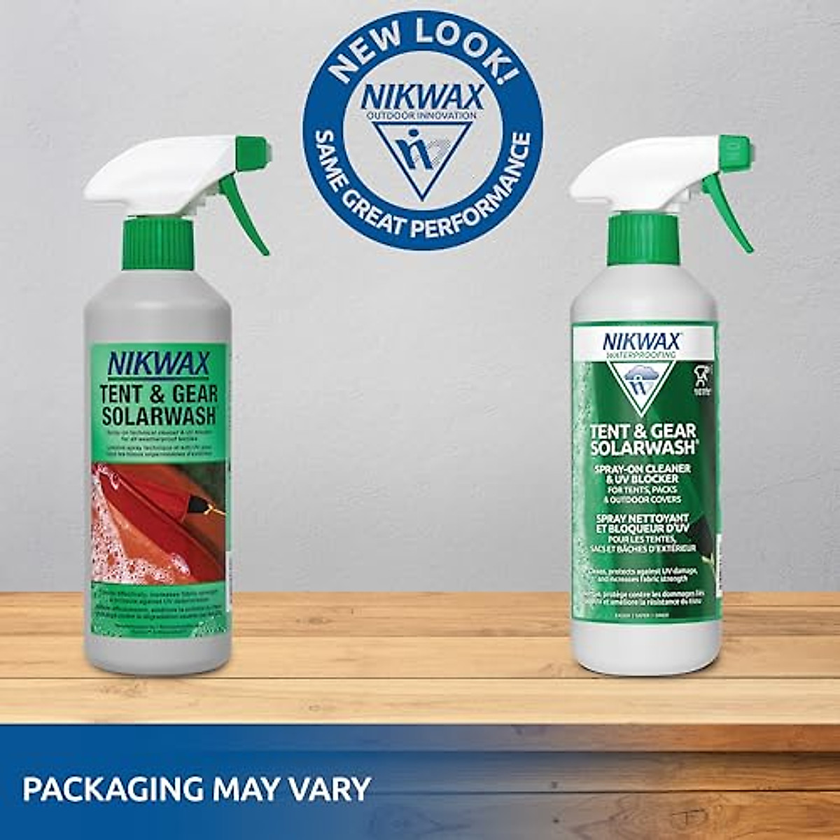 Nikwax Tent & Gear SolarWash, Cleaning, Waterproofing and UV Protector, Cleaner, Maintenance, Restores DWR Water Repellency on Outdoor Gear, Rain Fly, Canvas, Covers, Tarps, Backpacks, Accessories