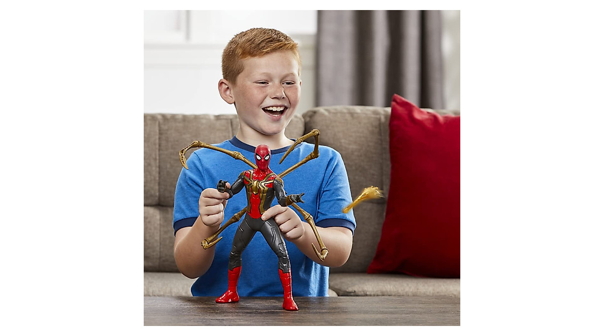 Spider-Man Marvel Deluxe 13-Inch Action Figure - Suit Upgrades & Web ...